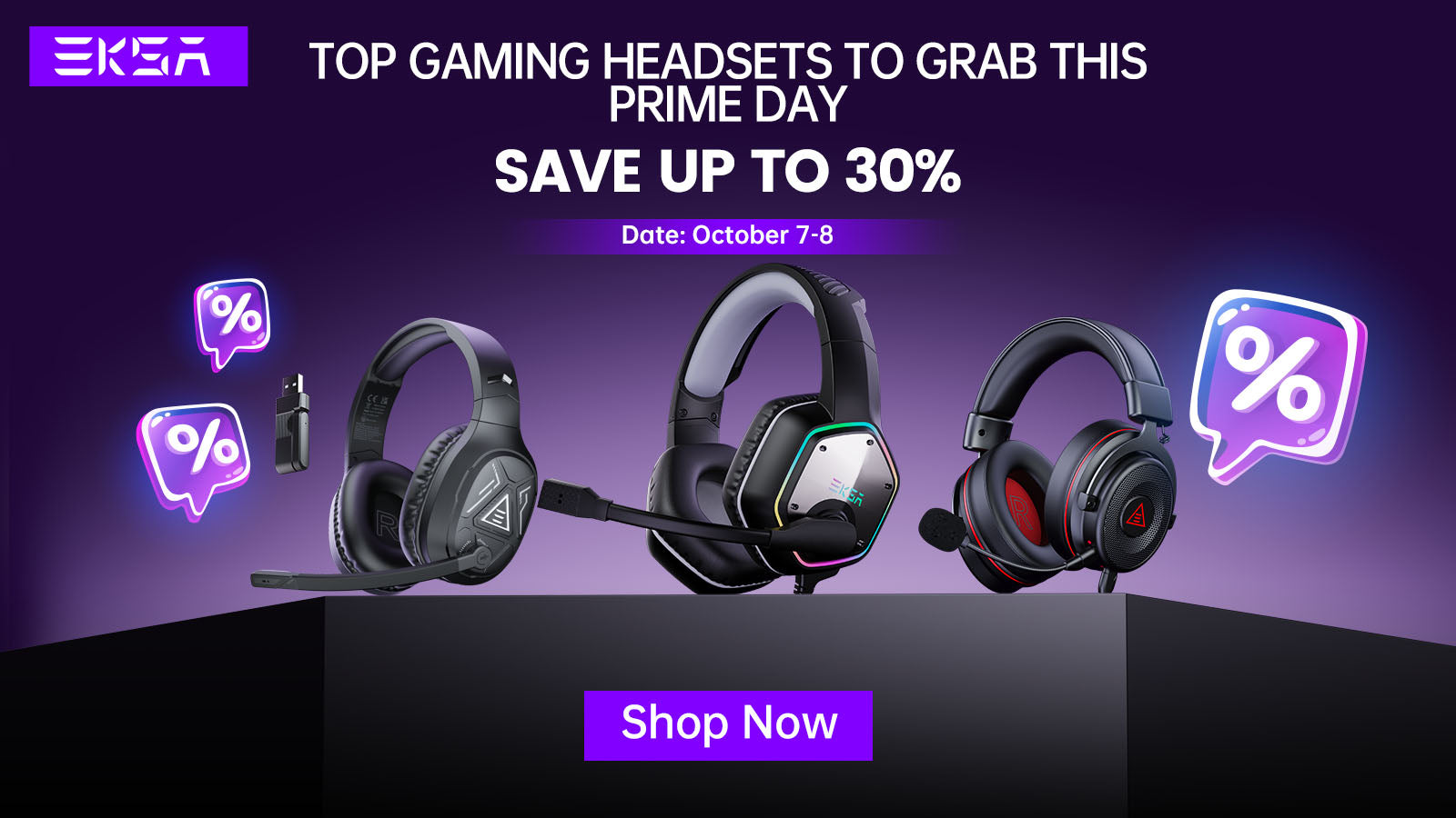 Level Up Your Setup: EKSA Prime Day Gaming Headset Deals Are Here!