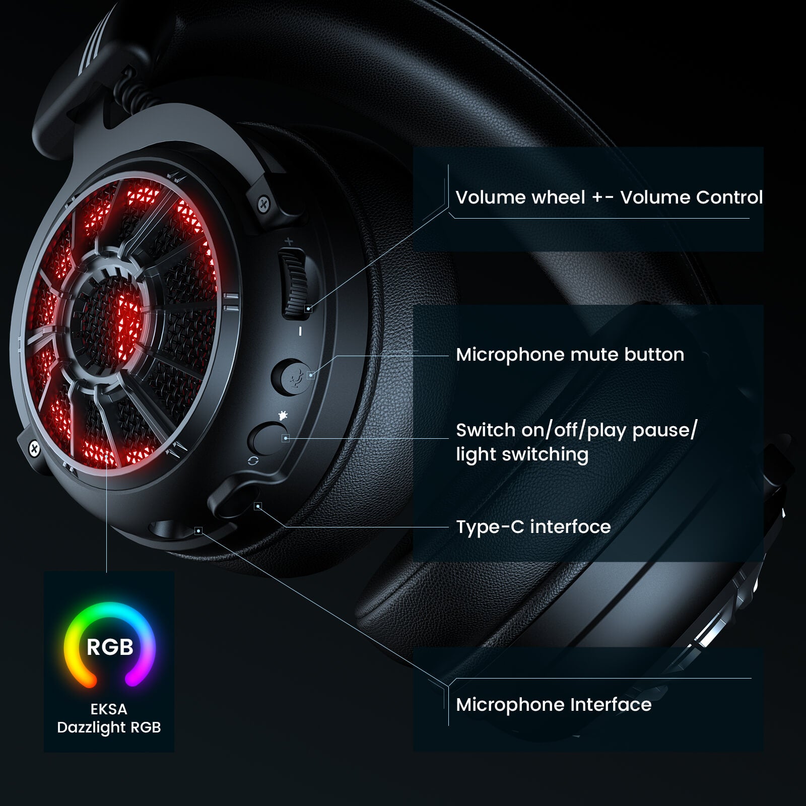 EKSA® StarEngine BT Wireless Gaming Headset