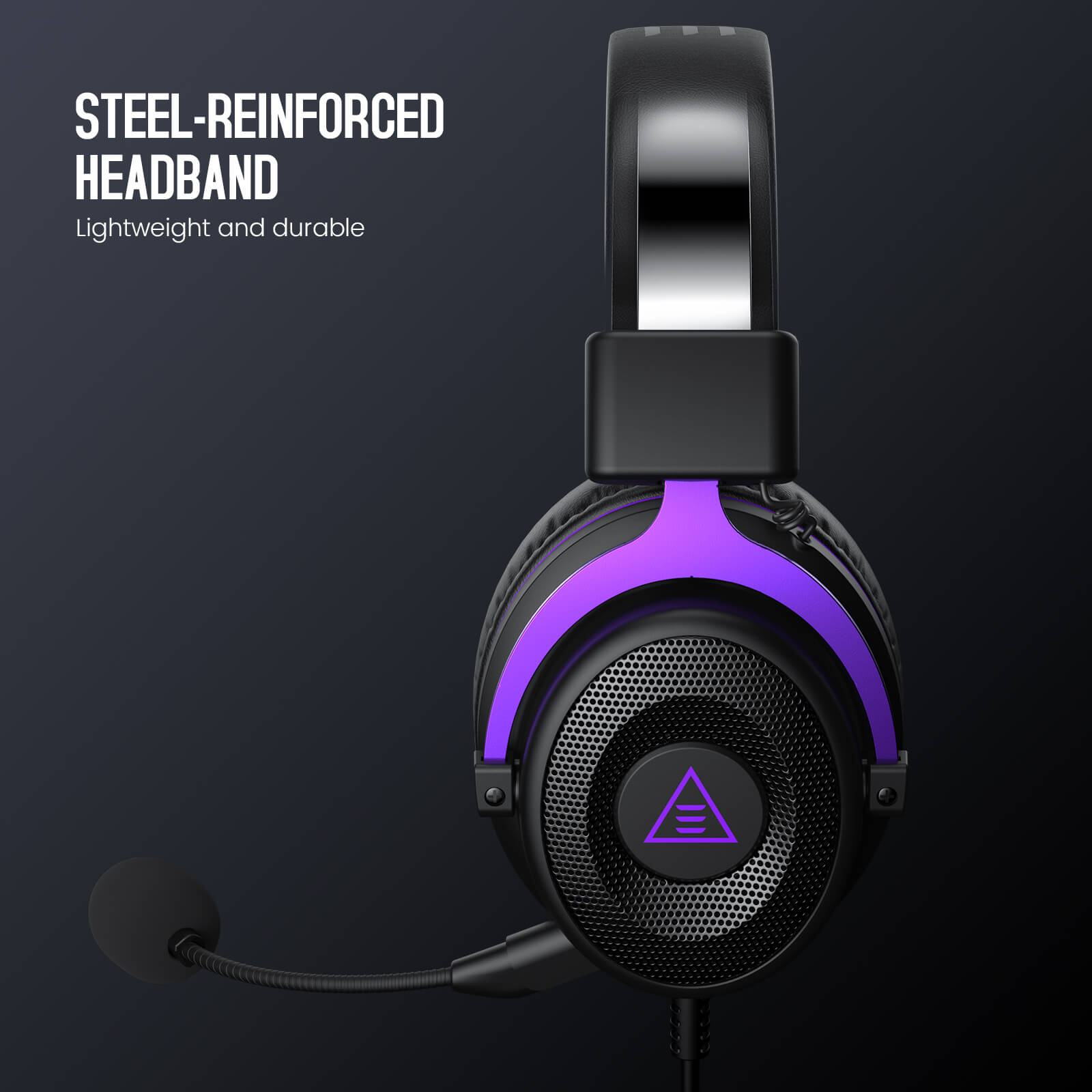 EKSA® E900 Gaming Headset Noise Cancelling Microphone Headphone for PC ...