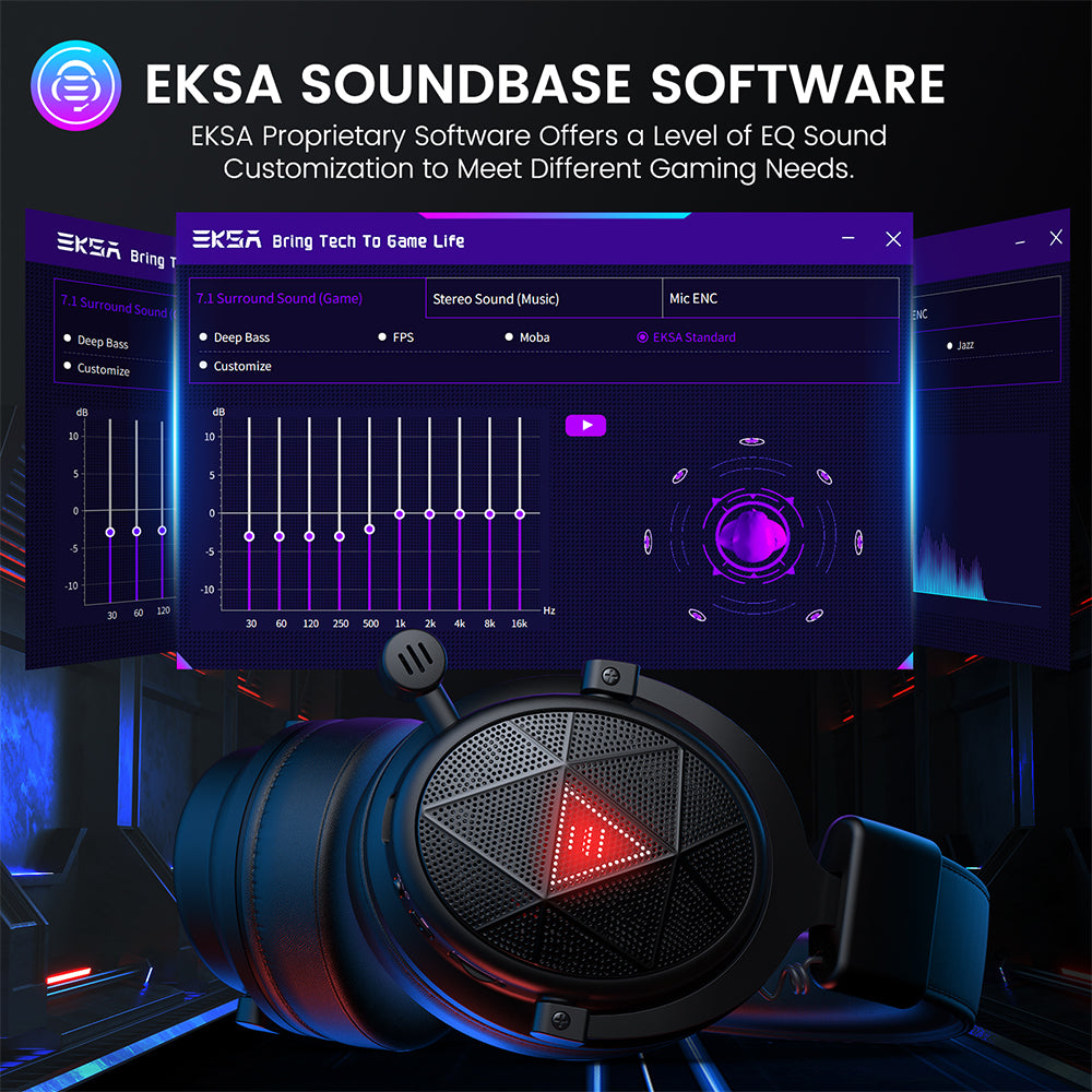 E900 X 5.8GHz Wireless Gaming Headset- EKSA